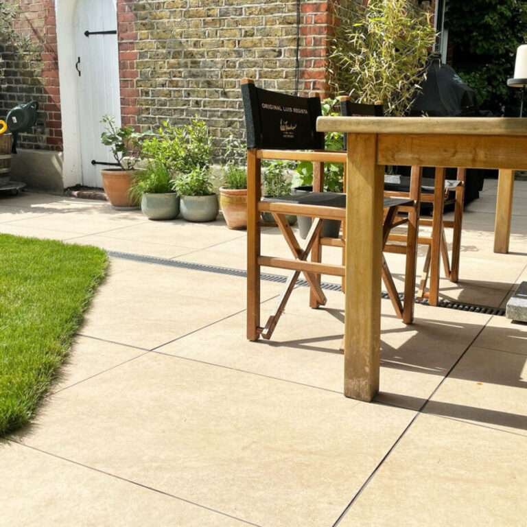 Lava Beige Outdoor Porcelain Paving Tiles – 600X900 – 20mm – Dernier Cri