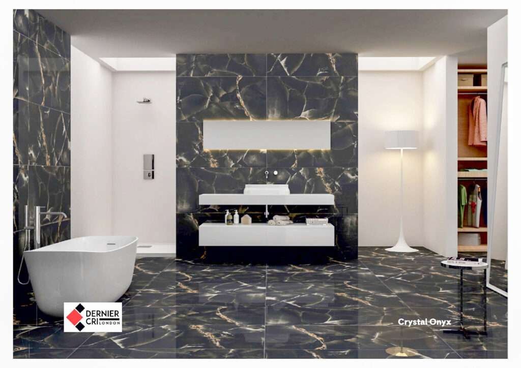CRYSTAL ONYX- XXL INDOOR WALL & FLOOR TILES – 1200x600mm - Dernier Cri